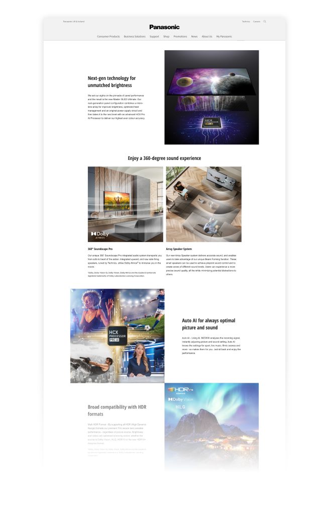 Panasonic TV Web - 株式会社ノン・アソシエーツ